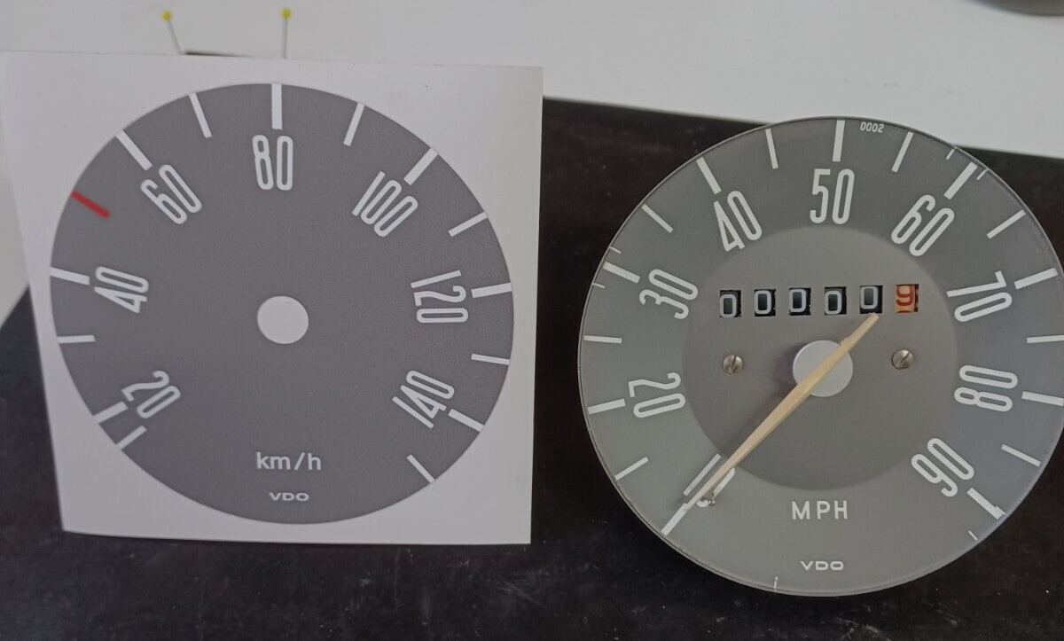 Vw Bus T2 B Speedometer Speedometer Foil Speedometer Disc Vat ...