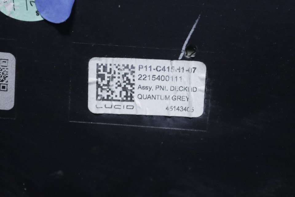 Lucid Air Rear Trunk Lid Bumper Cover Skin Panel 2022 2023 2024 2025 ...