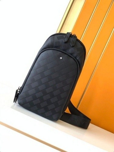 Exquisite MB Top Quality Fashion Men Black Leather Shoulder Bag #425 US ...