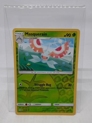 Pokemon Card - SM - Sun & Moon Masquerain 8/149 Reverse Holo - LP | eBay