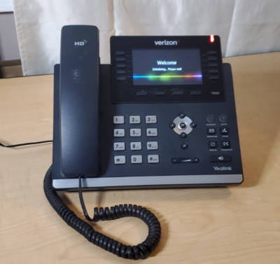 lot (5) Yealink T46G Phone HD Gigabit SIP-T46G Phone locked - can't ...