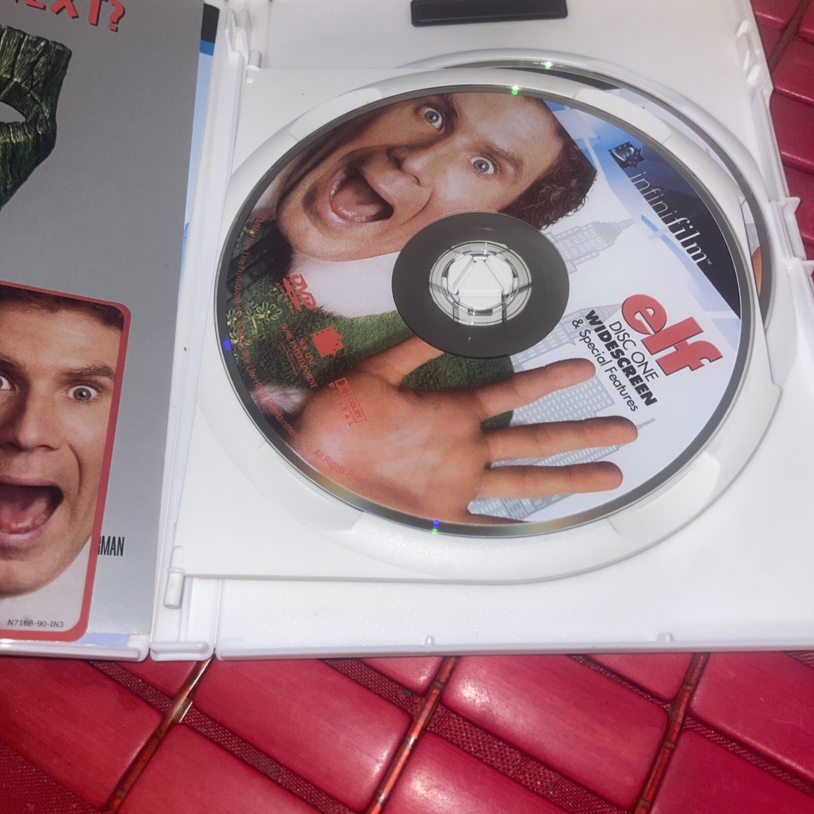 Elf (DVD, 2004, Widescreen Verison Only) Will Ferrell See Pics 1 Clasp ...