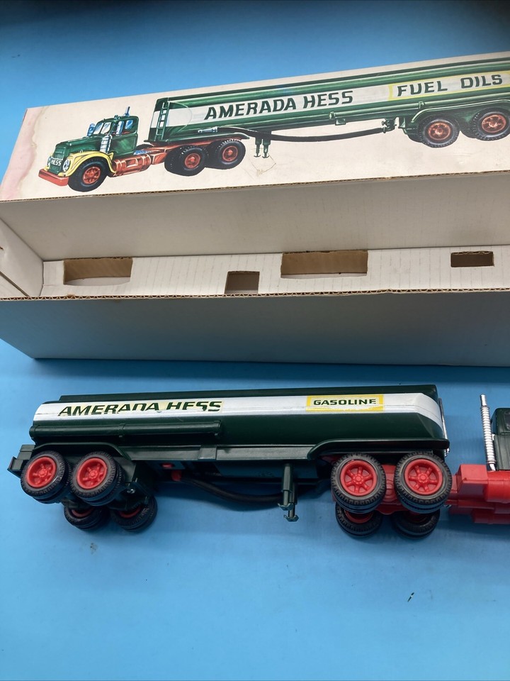 Amerada Hess Truck 1970 With Original Box Used | eBay