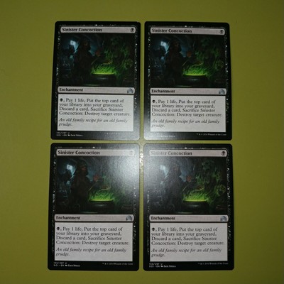 Sinister Concoction x4 Shadows over Innistrad 4x Playset Magic the ...