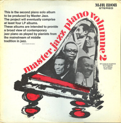 Keith Dunham, Earl Hines, Jay McShann a.o. Master Jazz Piano Volume 2 ...
