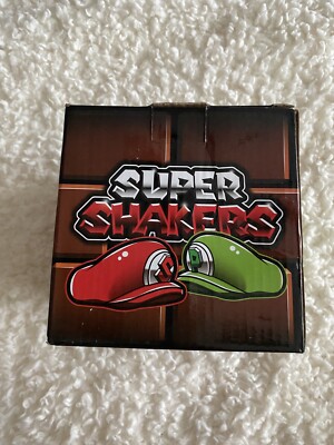 Super Shakers Mario Bros Salt & Pepper Shaker New in Box | eBay