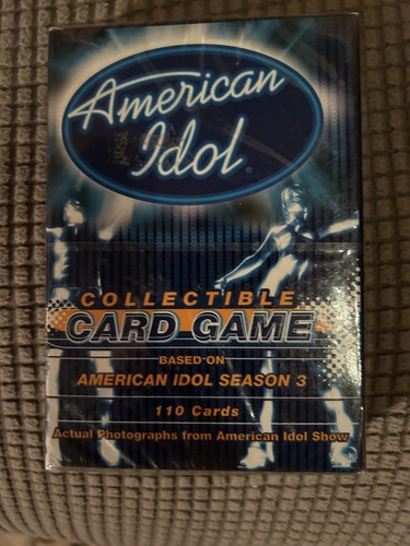 American Idol Collectible Card Game:Season 3, NEW, Still Sealed | eBay