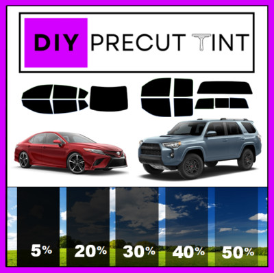 DIY PreCut Nano Carbon Window Tint Kit Fits Toyota Corolla 2000-2024 ...