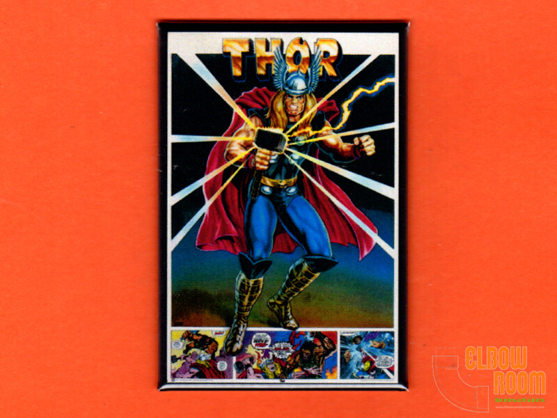 Thor 70s poster 2x3" fridge/locker magnet Thought Factory | eBay