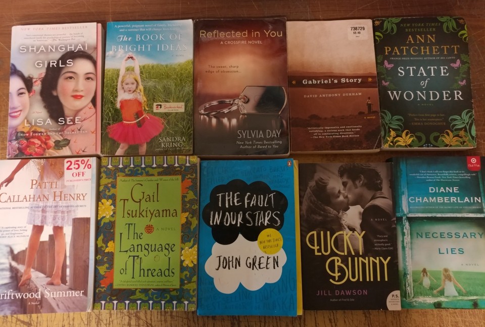 Lot of 10-LBS Large Trade Literature Fiction Paperback BestSeller ...