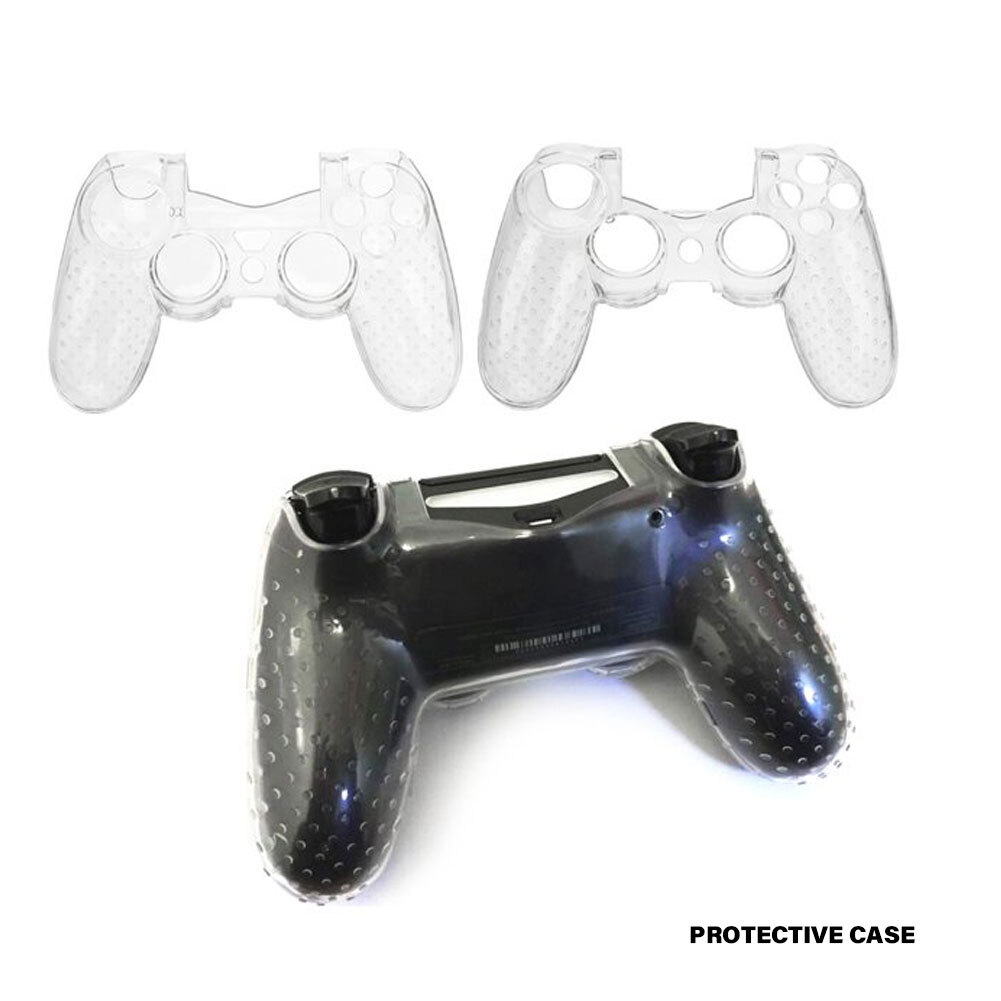 Anti Slip Gamepad Grip Cover Handle Easy Install Soft Fit for PS4 ...