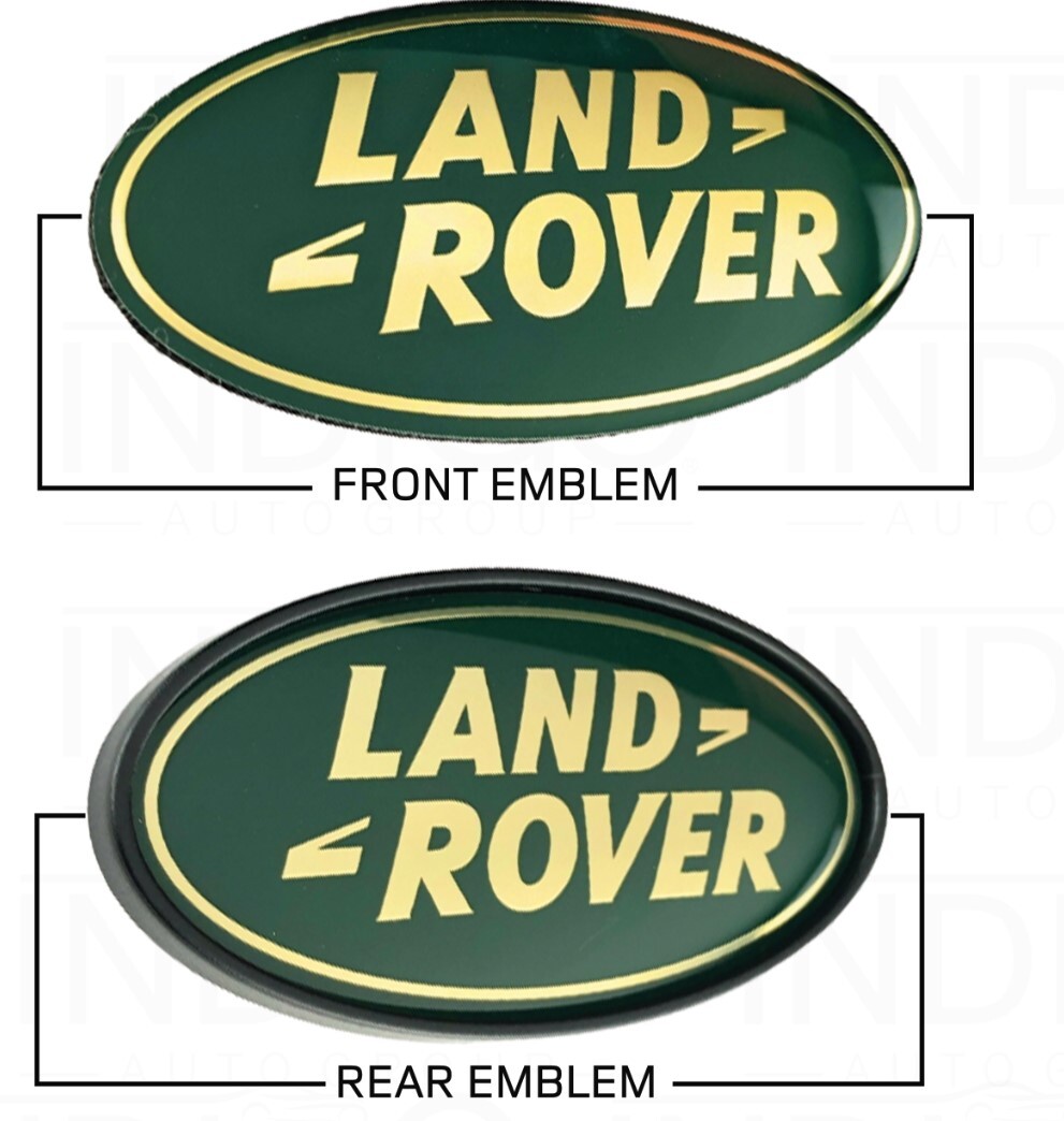 Range Rover Tailgate + Grille Emblem Green Oval Badges DAG100330 ...