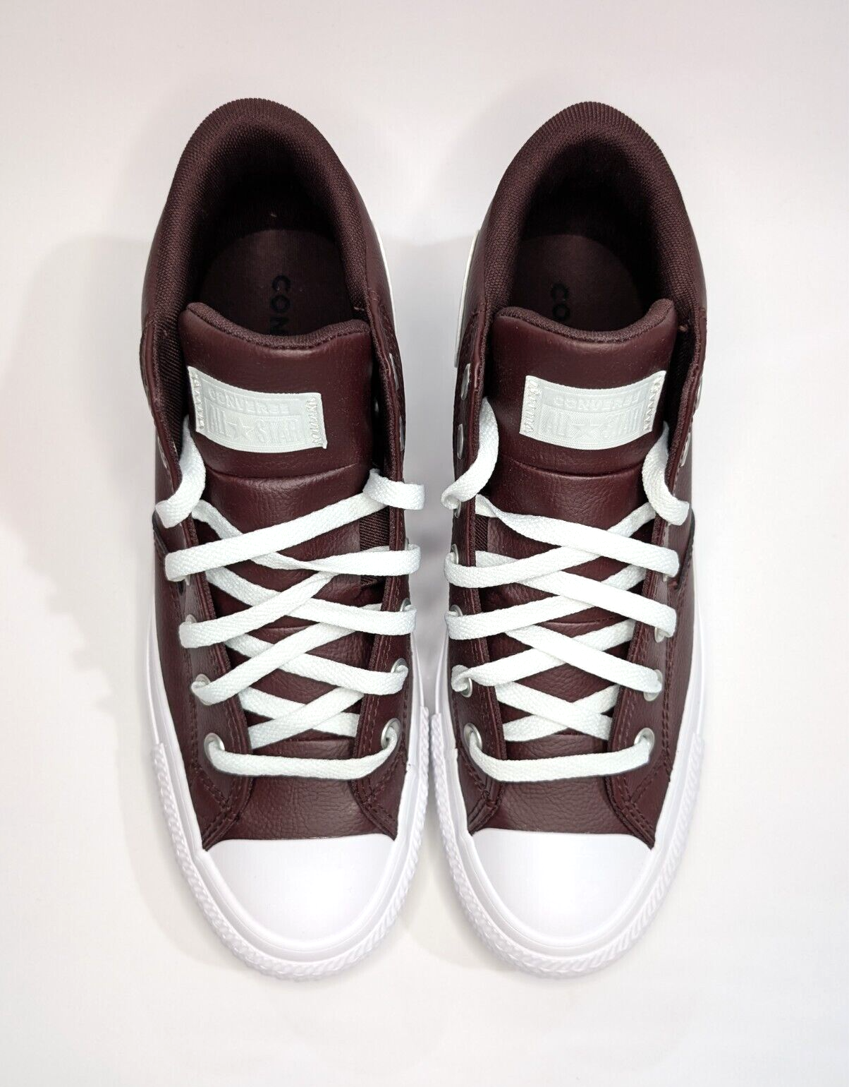 Converse CTAS Malden Bloodstone/White Men's Mid Top Sneakers - Asst ...