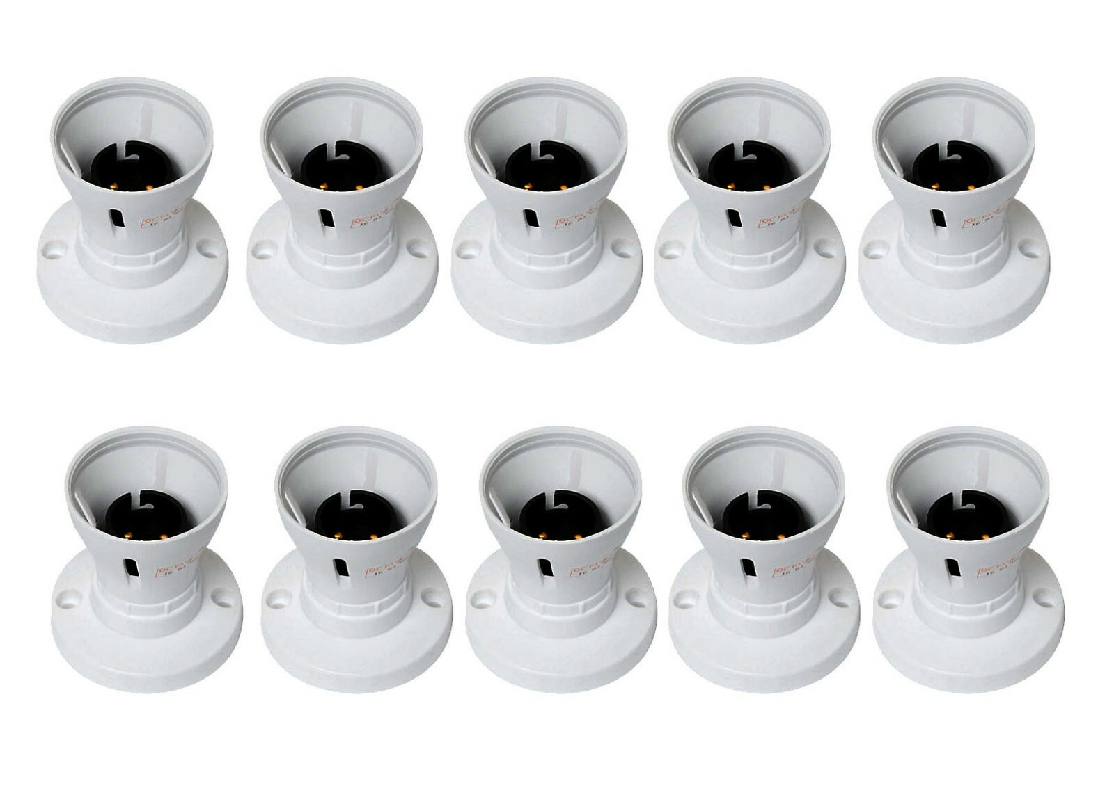 Bayonet Batten White Ceiling Lamp Holder, BC, Light Bulb Socket, Lamp ...