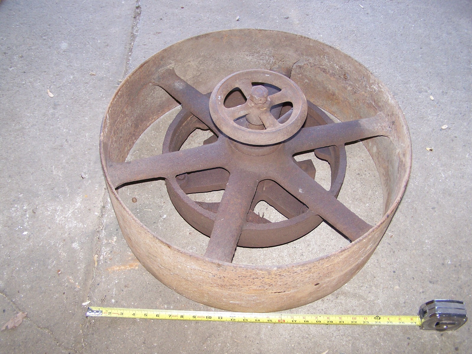 26" CLUTCH PULLEY Hit Miss Gas Engine Steam Tractor Magneto Oiler Motor ...