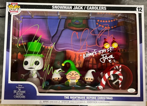 Funko POP! Nightmare Before Christmas Snowman Jack/Carolers #12 2023 2X ...