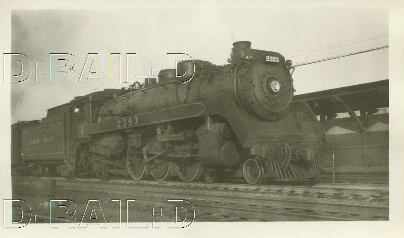 9B518 RP 1939 CPR CANADIAN PACIFIC RAILROAD 4-6-2 LOCO #2393 | eBay