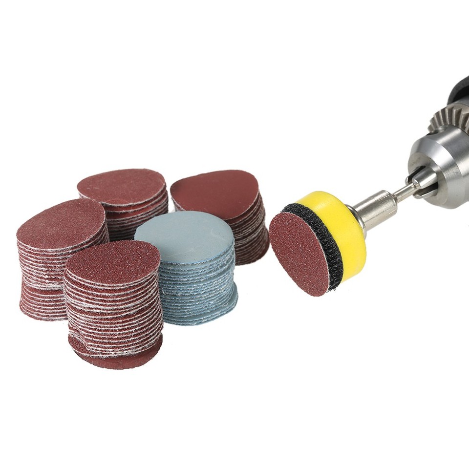 1-100PCS 25mm Diameter Sanding Paper Grinding Disc For Wood Metal ...
