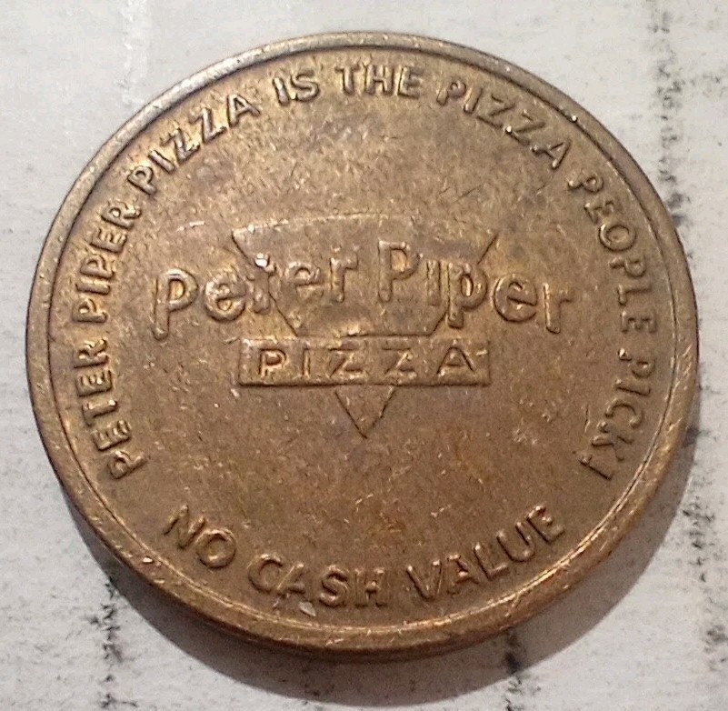 Peter Piper Pizza Rocky Dragon Dinosaur Vintage Arcade Game Token | eBay