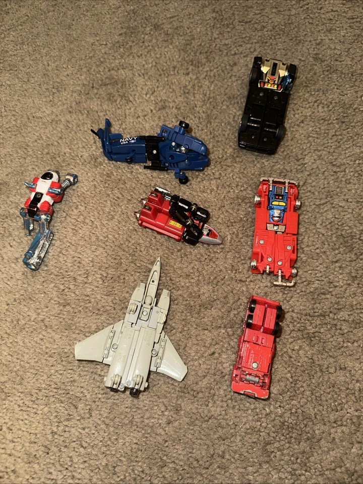 Vintage 1983 Bandai GoBots Leader-1 Cy-kill Flip Top Lot Of 7 Damaged ...