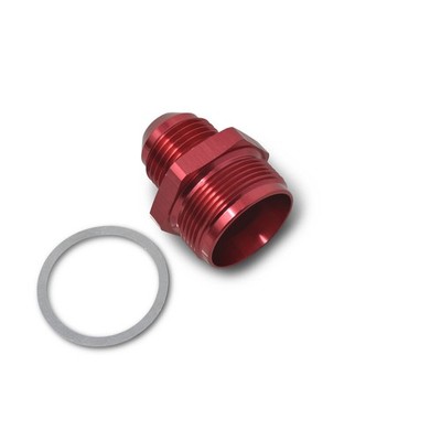 Russell Carb Fitting 640340; Inlet Adapter Red -06AN male to 1 in.-20 ...