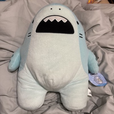 NWT New 15" Samezu Tiger XL Plush Teal Standing Shark Round 1 Clever ...