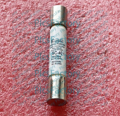 Bussmann SC-40 SC40 (40 Amp) 40A 480Vac Fuses TIME-DELAY CLASS G Fuse ...