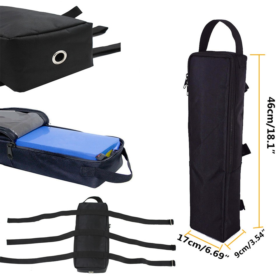 Electric Bike Case Bag Storage Bicycle Ebike PVC Li-Ion battery Scooter ...