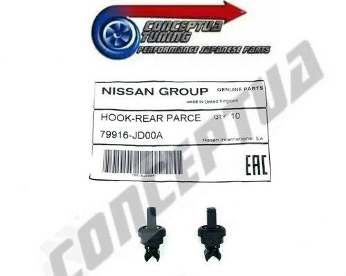 Originale Nissan Ripiano Portapacchi Cavo Clip X 2 - 79916-JD00A - Per ...