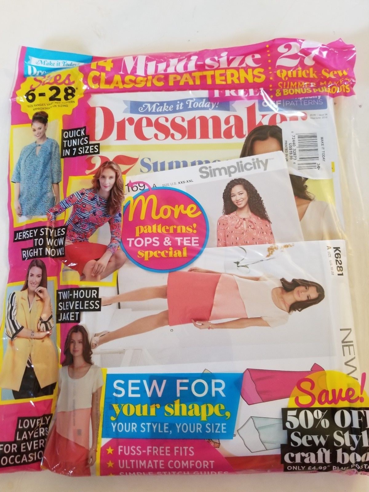 DRESSMAKER ISSUE 34 MAY/JUNE 2018 BRAND NEW MAGAZINE | eBay