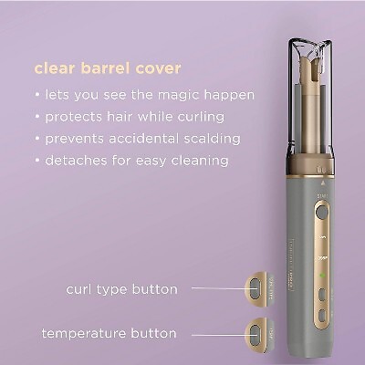 InfinitiPRO by Conair Mini Curl Secret Ceramic Auto Hair Curler - 1/2 ...