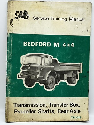 Bedford M 4 X 4 Transmission Rear Axle Manual Car Auto Motor Service | eBay