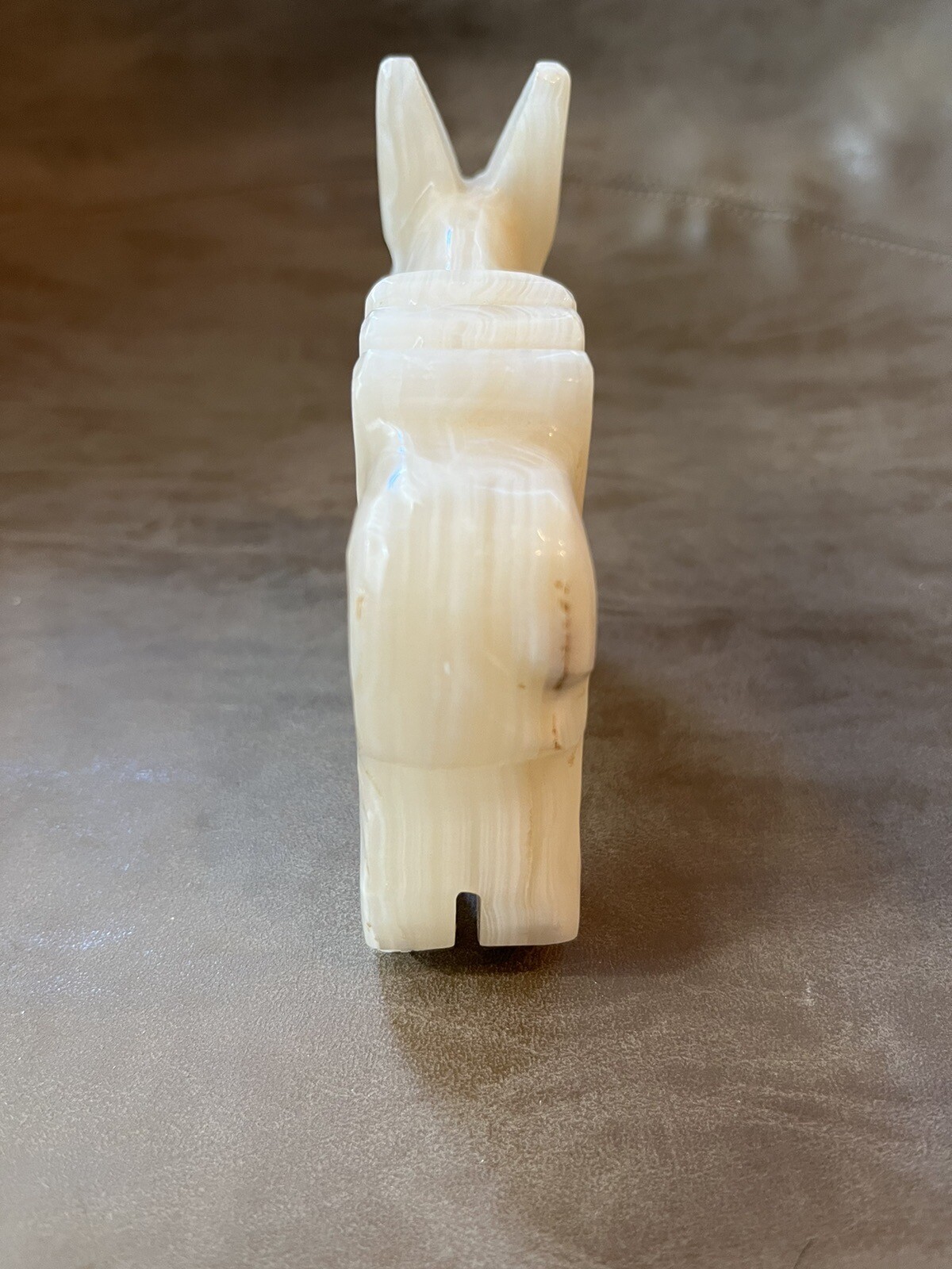 Vintage Onyx Marble Stone Hand Carved Donkey Mule Burro Figurine ...