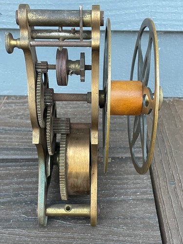 Antique Brass Gamewell Fire Alarm Telegraph Register Ticker Tape ...