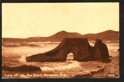 NEWPORT, OREGON, JUMP OFF JOE, NYE BEACH - 1912 | eBay
