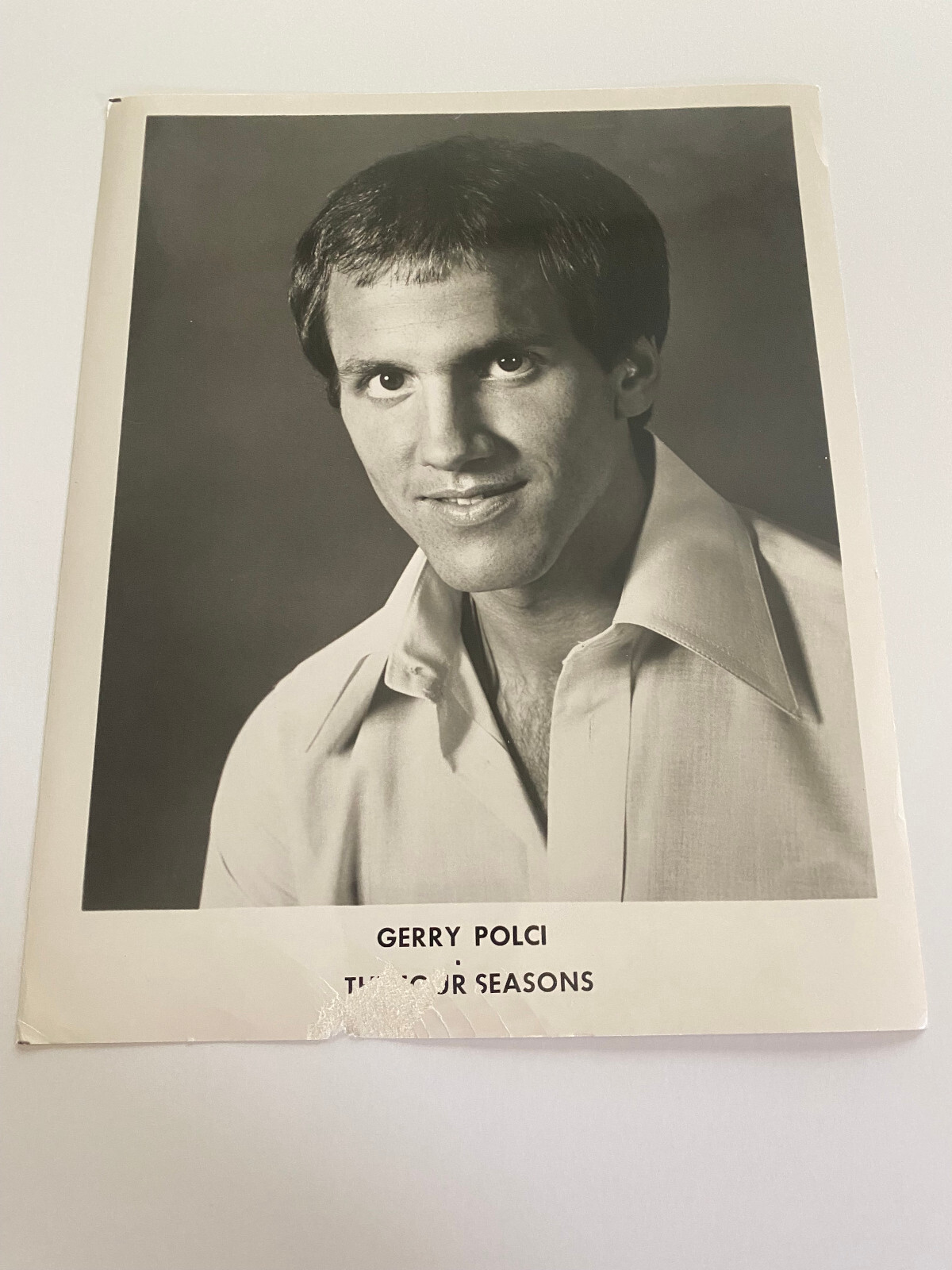 Gerry Polci The Four Seasons Original Promotional Black & White ...