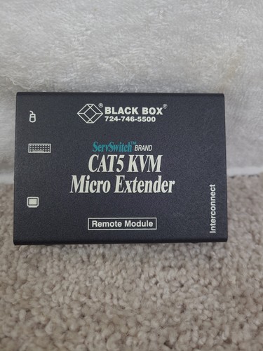 Black Box 724-746-5600 ServSwitch CAT5 KVM Micro Extender Remote Module ...