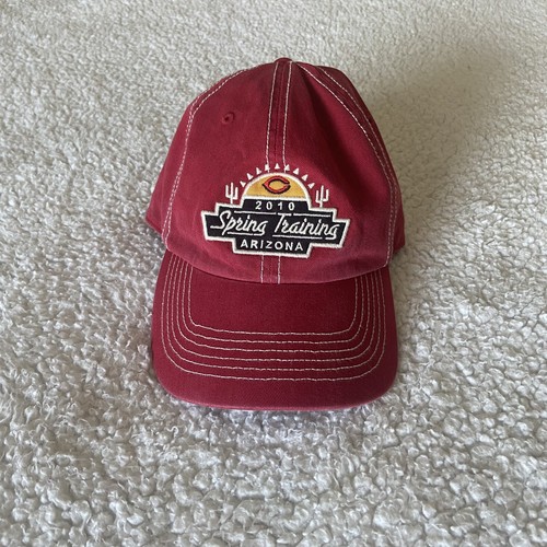 Red Vintage 2010 Reds Spring Training Arizona Baseball Hat Osfa 47 ...