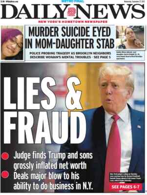 NEW YORK DAILY NEWS NEWSPAPER LIES & FRAUD SETTLE DOWN, GANG 9/27/23 | eBay