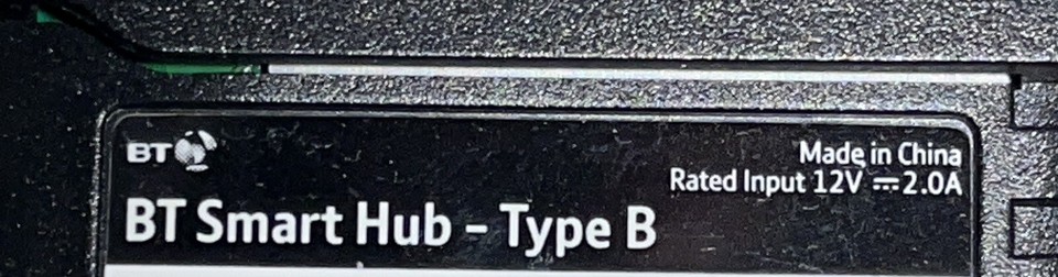 BT Smart Hub (Home Hub 6) Type B - Wireless Hub | eBay UK