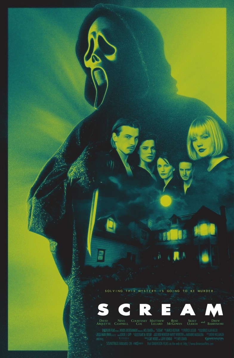 Scream 1996 Drew Barrymore Poster