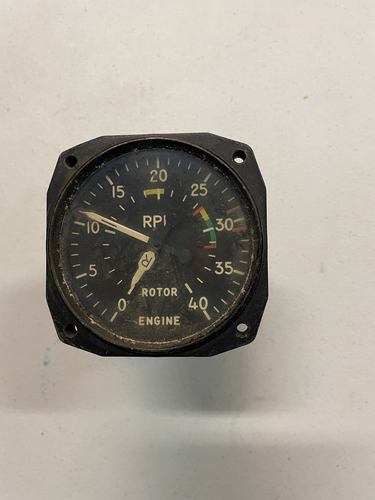 Helicopter Dual Tachometer - E14 (AN-5530-2) - Core | eBay