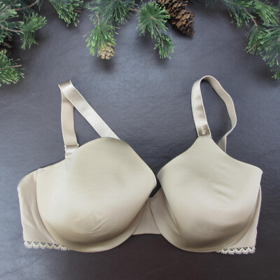Calvin Klein Bra 36DD Tan Padded Underwire Adjustable Clasp Back | eBay