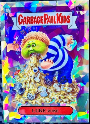 2022 Topps Chrome Garbage Pail Kids Luke Puke 170b Atomic Refractor | eBay