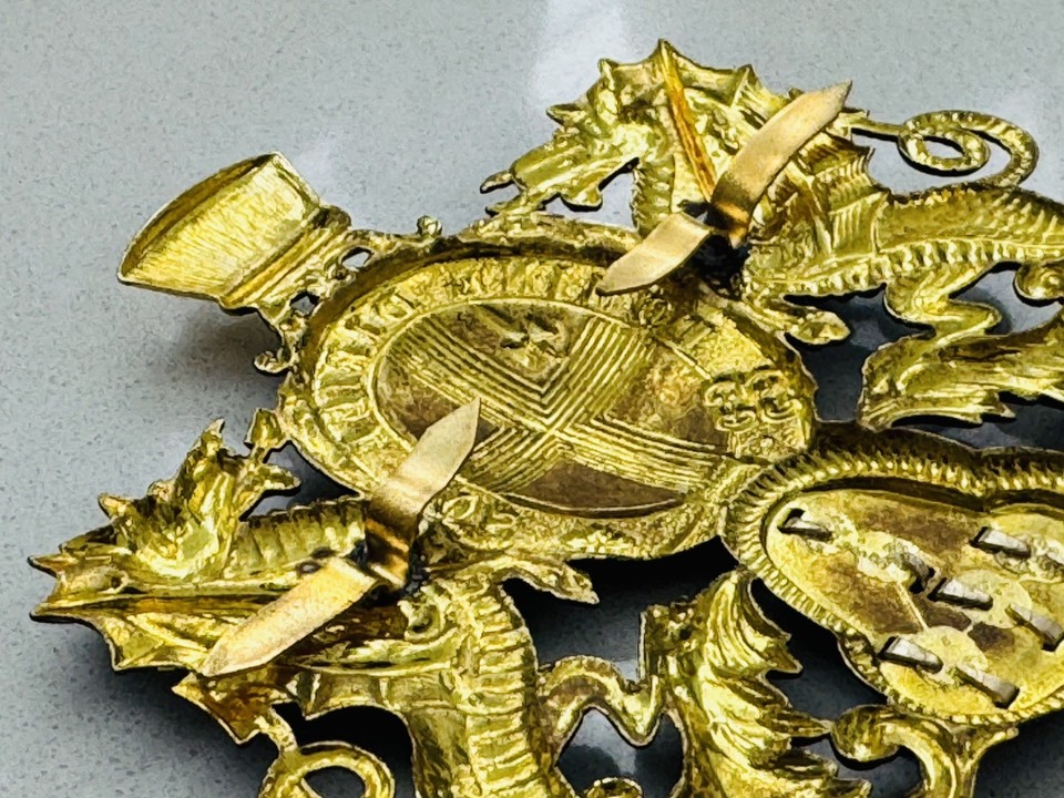 CITY of LONDON Police Obsolete Large Metal Helmet Plate Badge No: E999 ...