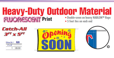 OPENING SOON Banner Sign grand opening new business promotional ...