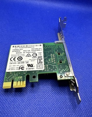 Lot Of 4 Intel Pro Single Port Ethernet Network Card HSTNC-IN01 Desktop ...