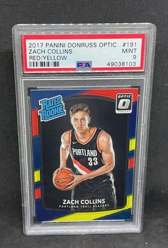 2017-18 Panini Donruss Optic - Rated Rookie Zach Collins #191 Red ...