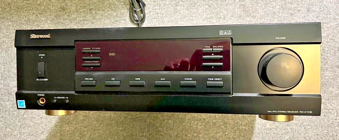 Sherwood Receiver RX-4109 AM/FM Stereo 2-Channel 100W - excellent ...