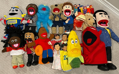 Huge LOT of Silly Puppets, 20+ Hand & Finger Puppets, George Peach ...